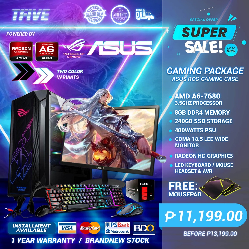 asus-rog-amd-a6-7680-3-5ghz-8gb-ddr4-memory-240gb-ssd-storage-400watts