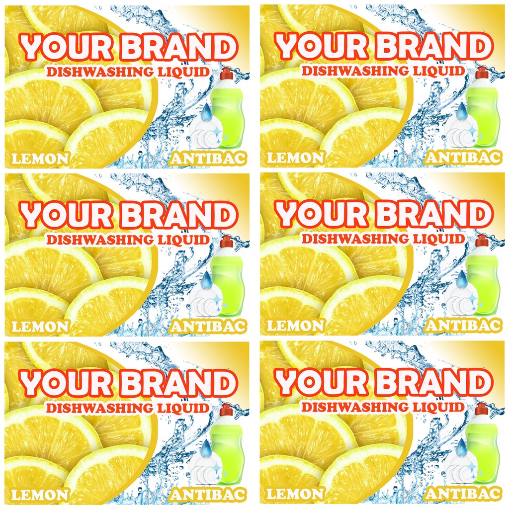Sticker Label for dishwashing liquid (13 pcs) | Shopee Philippines