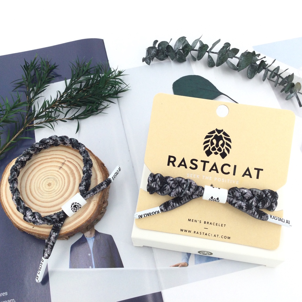 RASTACIAT Braided Bracelet Maple Leaf Series Bracelet with Box - Grey ...