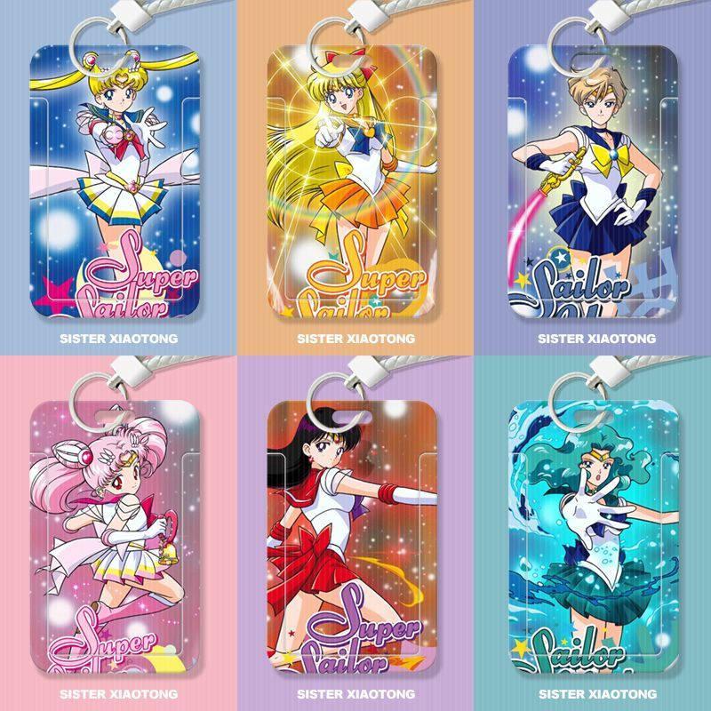 Cartoon Sailor Moon Custom Student ID Card Personal ID Card Holder MRT ...