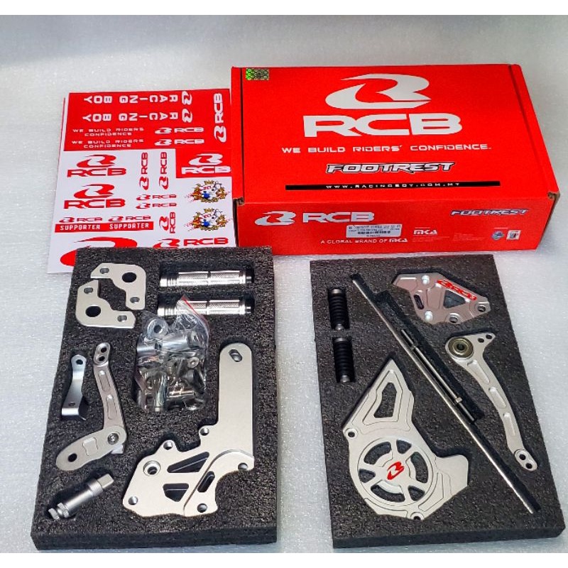 RCB Single Shifter Footrest For Yamaha Sniper 150/155 S2 Series Silver ...