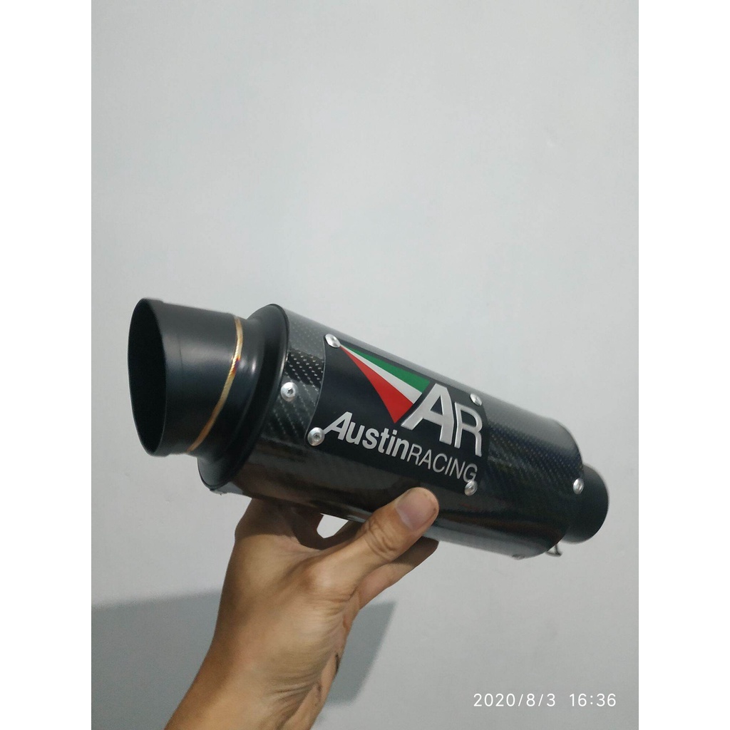 AR Racing exhaust inlet 50-51mm FULLSET FULLSTAINLESS for ninja nmax ...