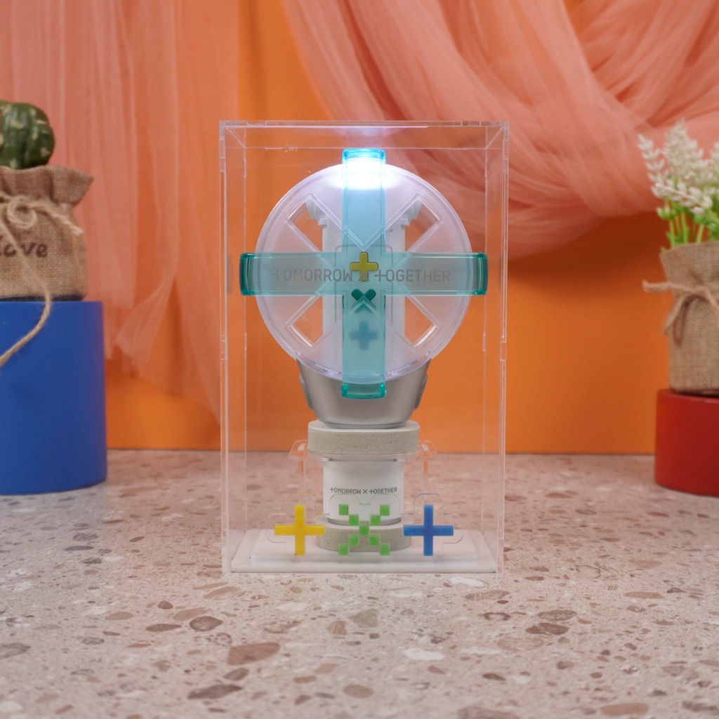 Txt Lightstick Standing Box MINI Version Upright Logo / TXT Lightstick ...