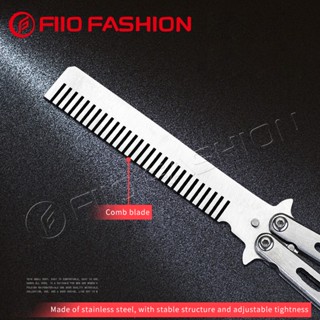 Salon Stainless Butterfly Folding Comb Balicomb FIIO Fashion Comb Gift ...