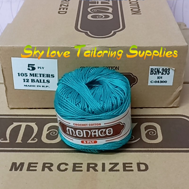 5PLY Monaco Mercerized Cotton BATCH 2 (B224-B297) | 5ply 100% ...