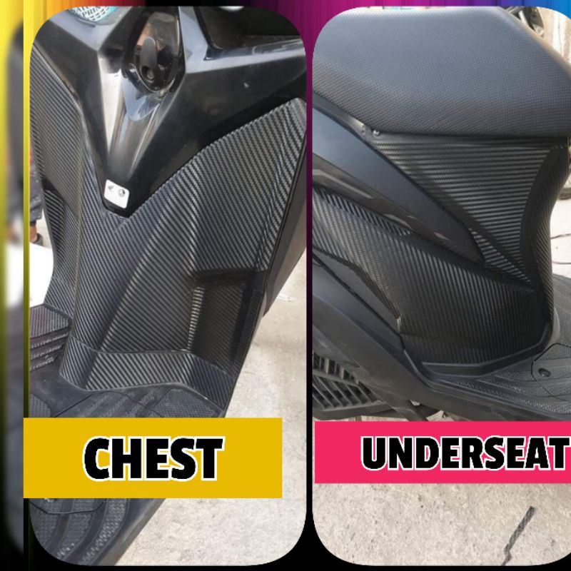 HONDA CLICK V2 CARBON WRAP /3D MATTE CARBON | Shopee Philippines