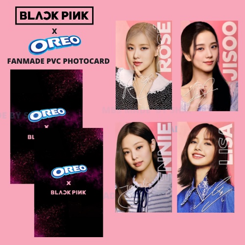 BLACKPINK X OREO PVC PHOTOCARDS UNOFFICIAL | Shopee Philippines