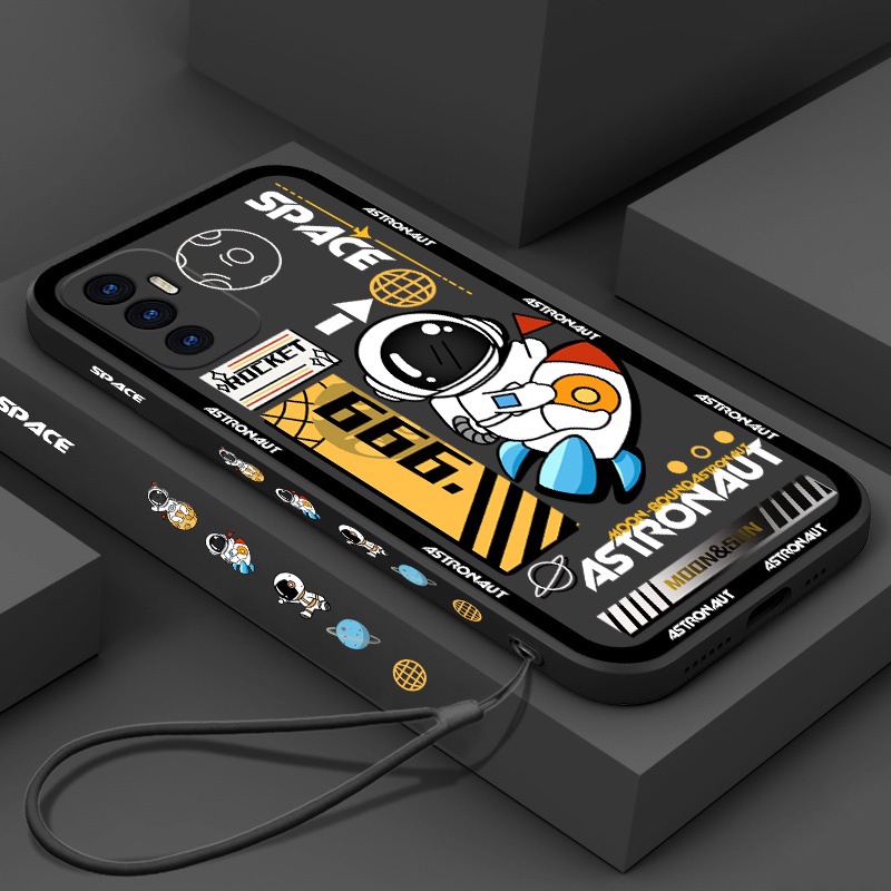 Casing Samsung Galaxy S22 S21 S20 Plus S21 Ultra S21FE S20FE Rocket Space Astronaut Nasa Phone ...