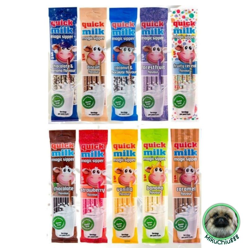 Quick Milk Magic Sippers 5 piece | Shopee Philippines