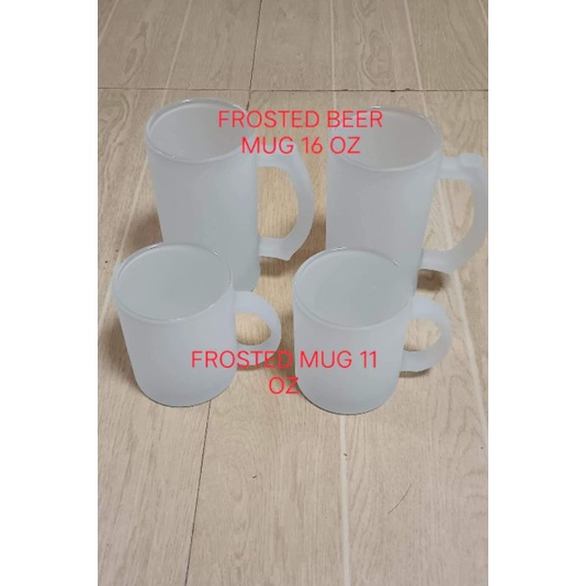 PLAIN FROSTED BEER MUG 16 oz & FROSTED MUG 11 oz | Shopee Philippines