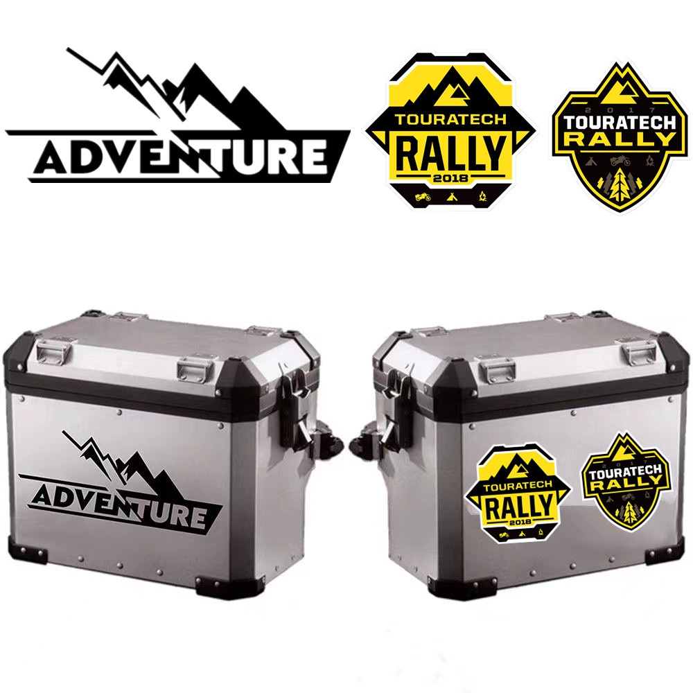 Adventure Racing Motorcycle Trunk Sticker ADV Tail Box Epoxy Decoration ...