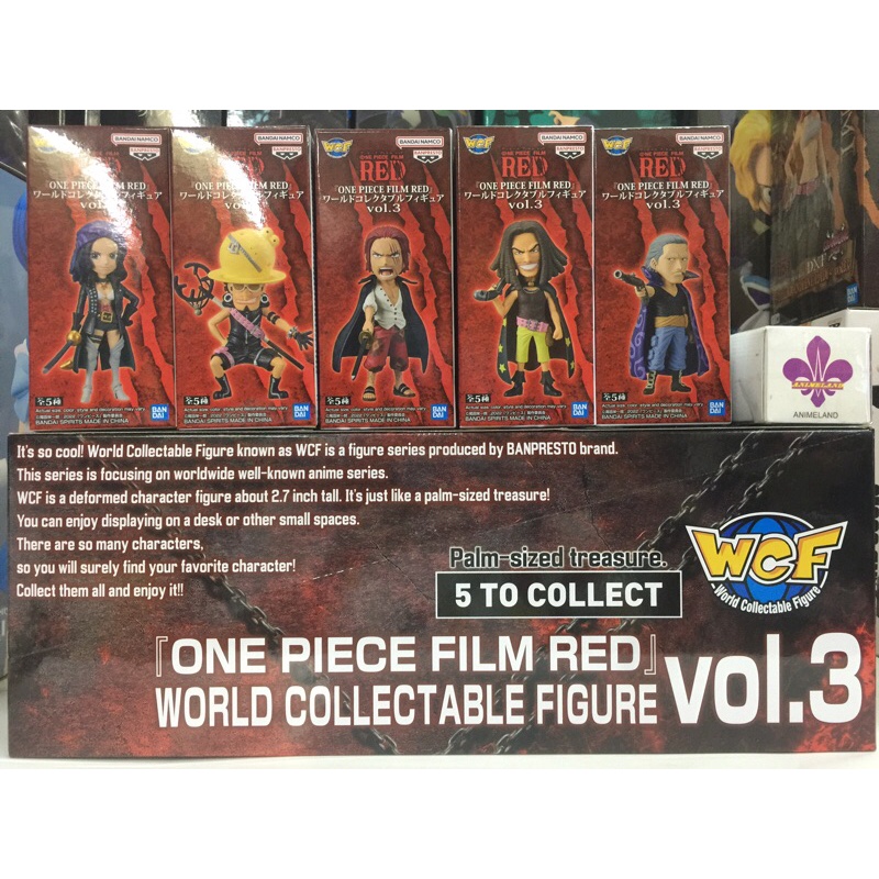 Bandai Banpresto WCF ONE PIECE FILM RED Collection VOL.3( 5pcs set) | Shopee Philippines