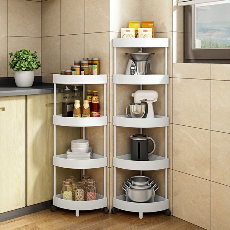 Triangle Plastic Kitchen Shelf 4-tier Shelf, 3-tier Shelf, 4-tier ...