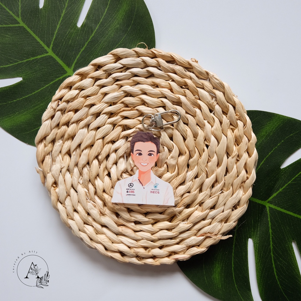 Curated by Ally | F1 Toto Wolff keychain Mercedes AMG team principal f1 ...