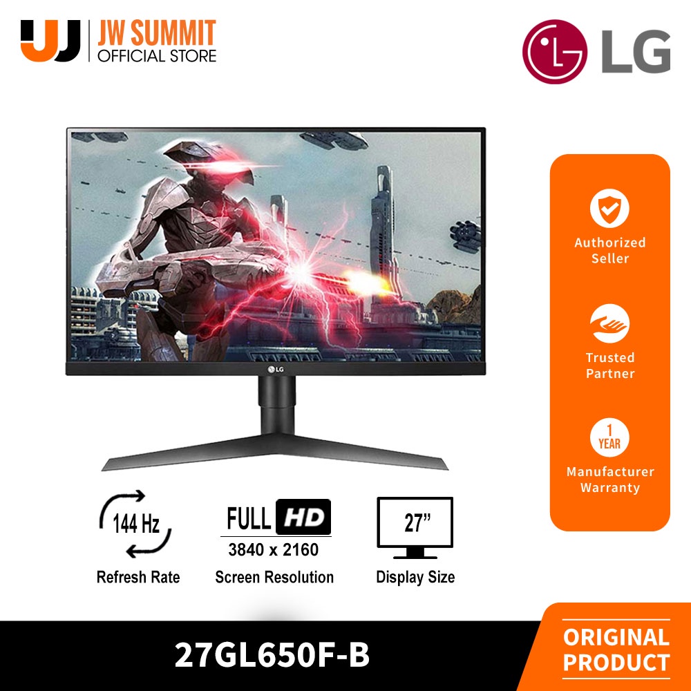LG 27GL650F-B 27” FHD IPS Display Gaming Monitor | Shopee Philippines