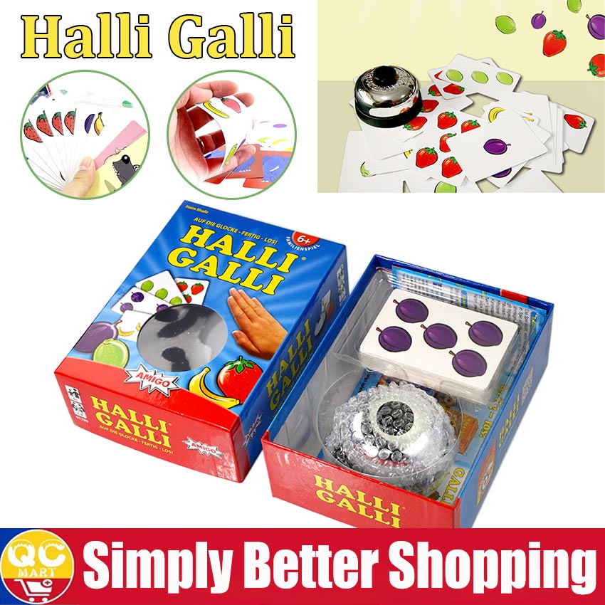 Halli Galli Tabletop Board Game Quick Response Family Leisure Party ...