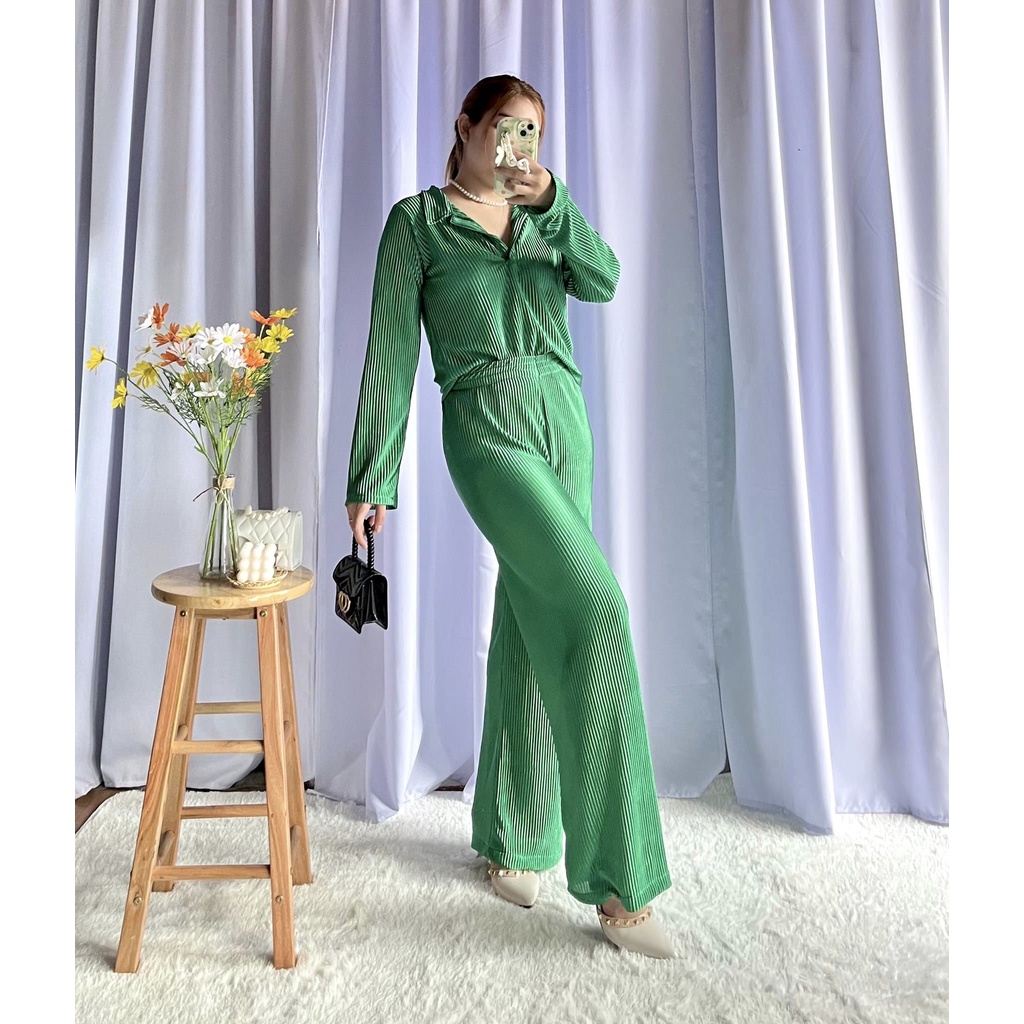 JADE COORDINATES | LONG SLEEVE TERNO PANTS | SQUARE PANTS | FASHION ...