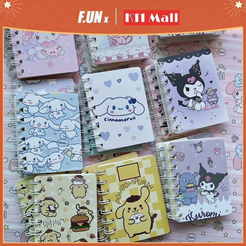 Cute Sanrio Mini A7 Hand Book Student Portable Notebook Kawaii ...