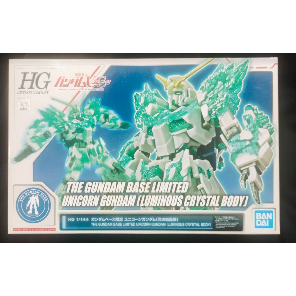 HGUC 1/144 UNICORN GUNDAM [LUMINOUS CRYSTAL BODY] | Shopee Philippines