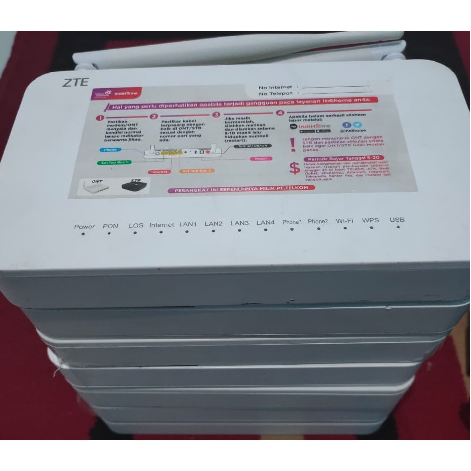 Modem ROUTER GPON ONT ZTE F609 | Shopee Philippines