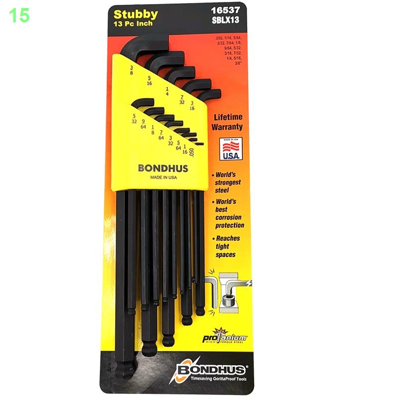 New Product = Allen Wrench Allen Tool Set Hex Wrench BONDHUS American ...