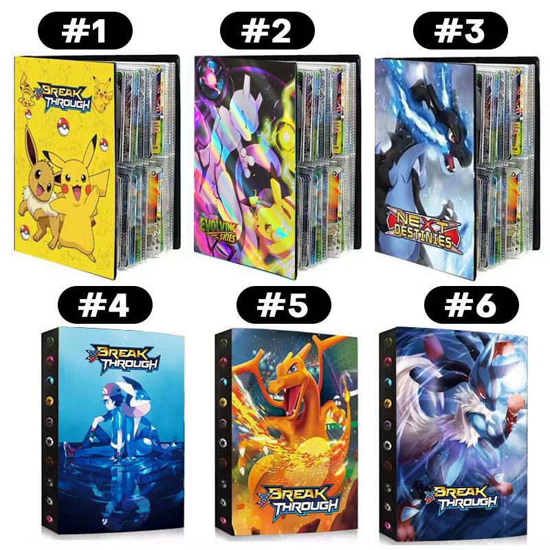 240Pcs Pokemon Cards Album Book Cool Collections Cartoon Anime Game ...