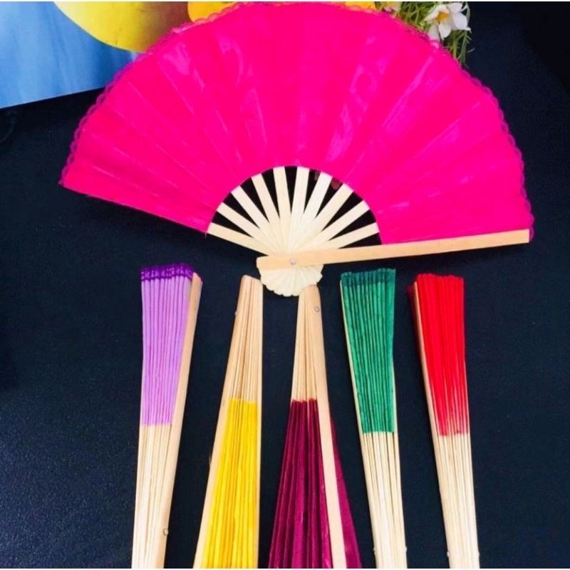 1pcs BIG PAMAYPAY OR BAMBOO FAN Random color | Shopee Philippines