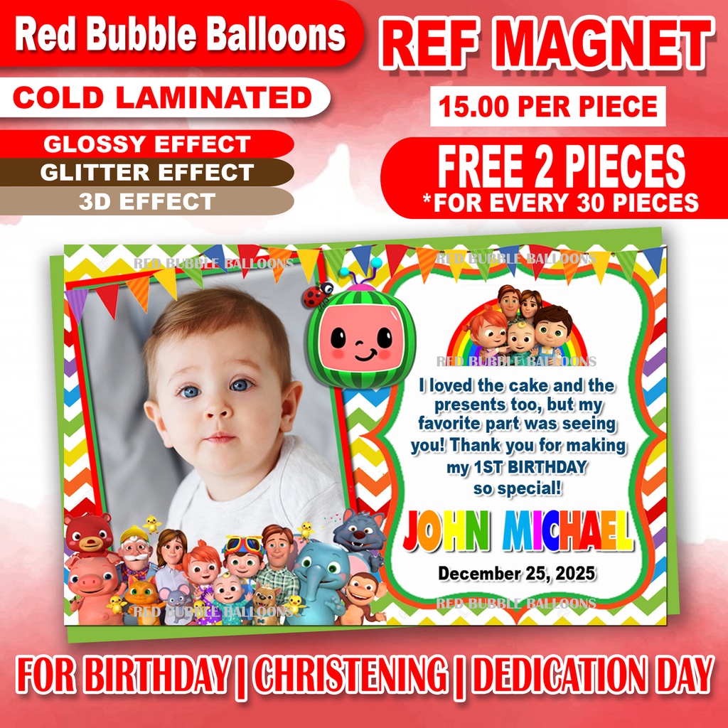 Cocomelon Ref Magnet Souvenir for Boys | Shopee Philippines