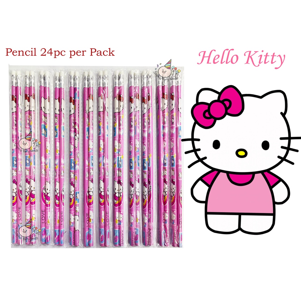 Hello Kitty Pencil 24pcs | Shopee Philippines