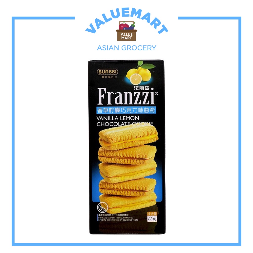 Franzzi 115 grams Sandwich Crumbly Butter Cookies w/ Cream Filling ...