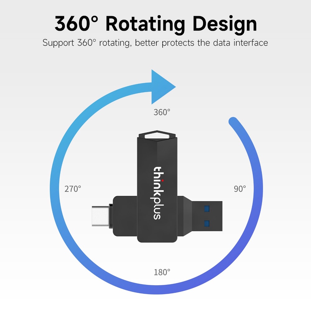 Lenovo USB Flash Drive 32/64/128GB Type C OTG(MU252-V1) | Shopee ...