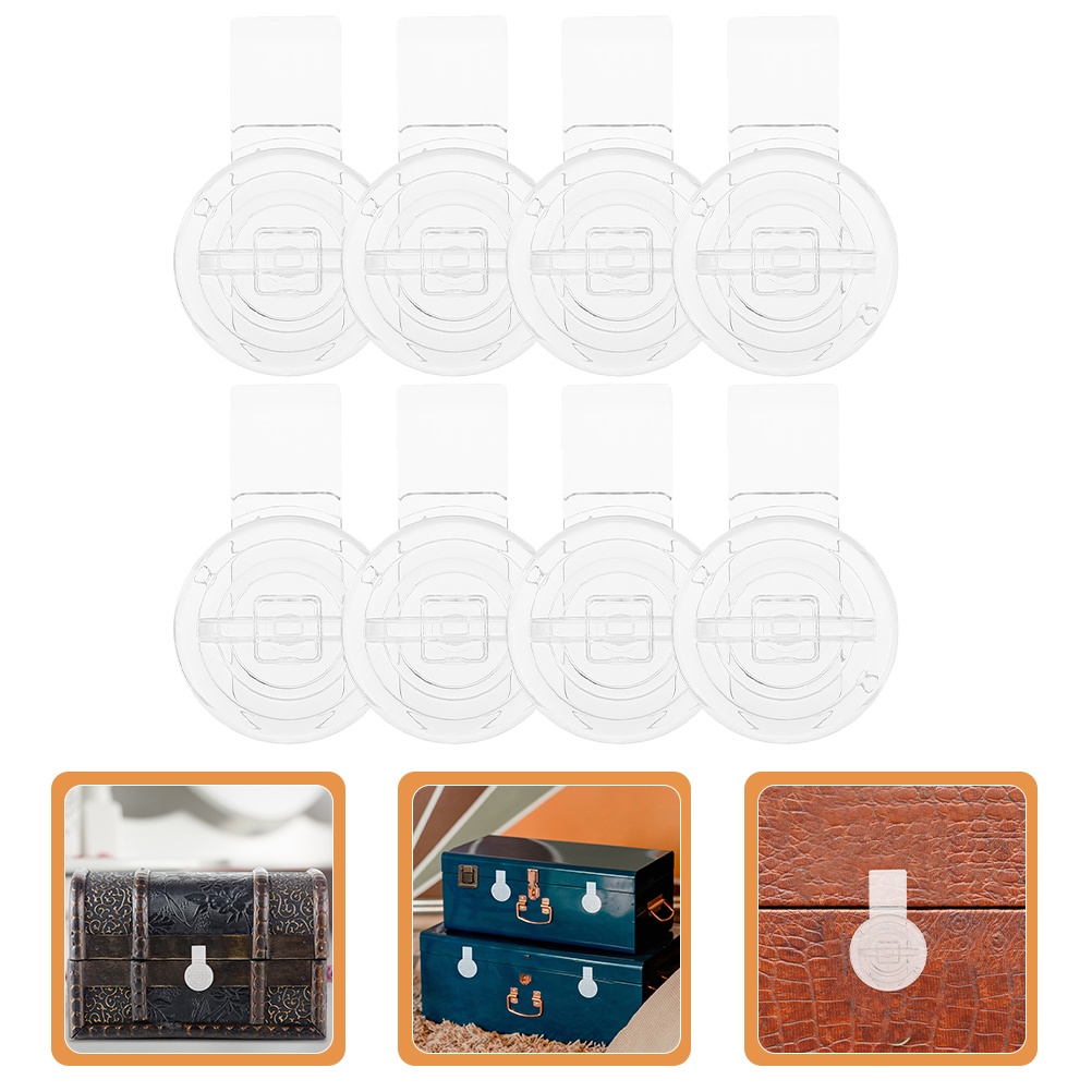 [READY STOCK] Transparent Hinge Buckle Stainless Steel Hinges Sliding ...