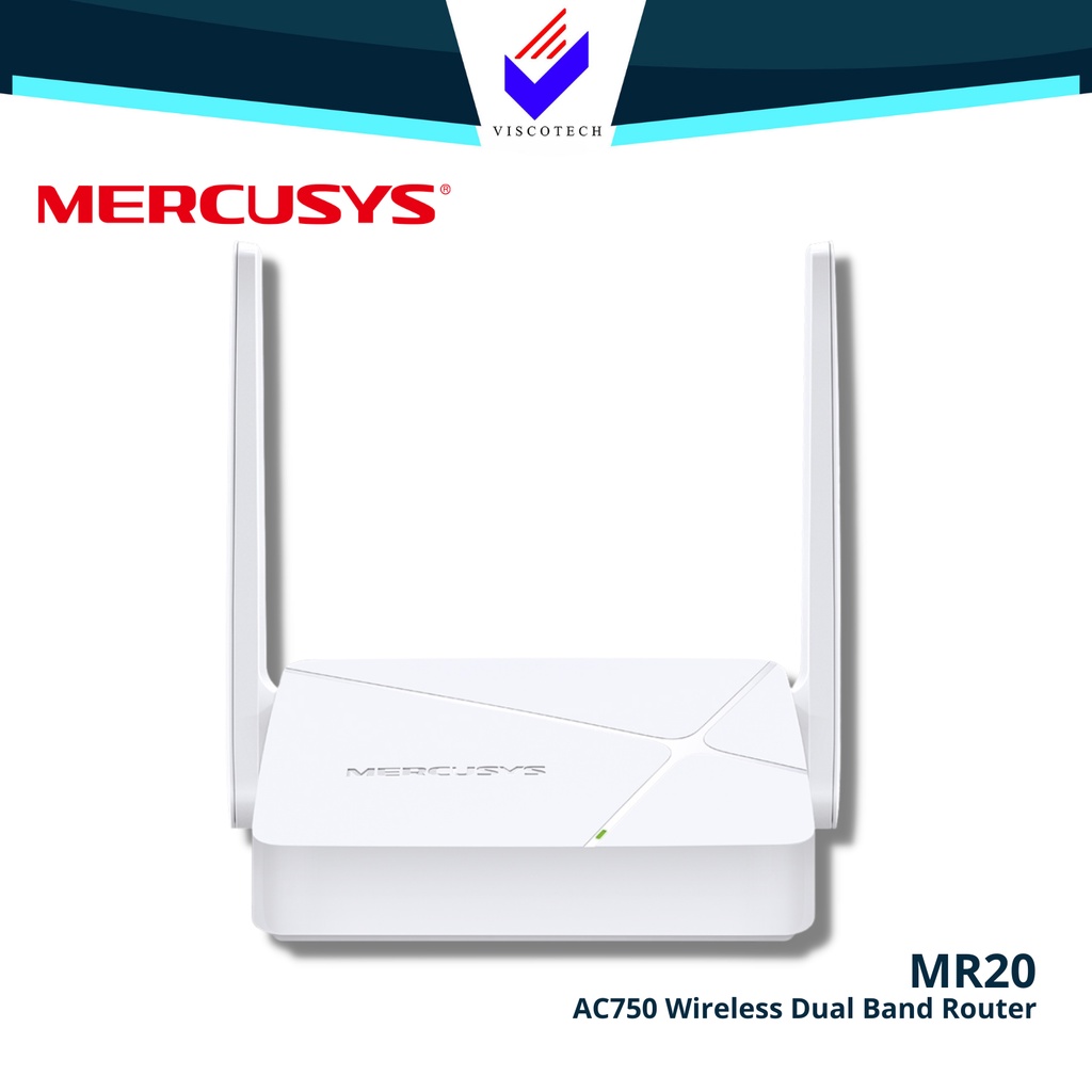Mercusys MR20 AC750 Wireless Dual Band Router | Shopee Philippines