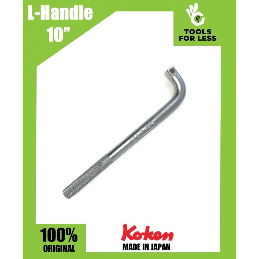 Koken 1/2" Dr. L-Handle 10" Model:4788-250 Made in Japan | Shopee ...