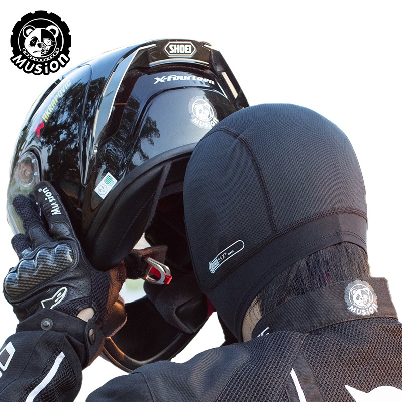 Musion COOLMAX Helmet Liner Breathable Mesh Beanie Moisture Wicking ...