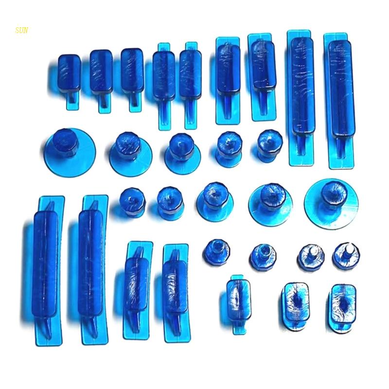 SUN 30Pcs Pulling Tabs Car Body Dent Removal Pulling Tabs Paintless ...