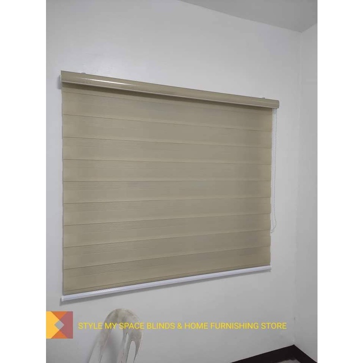 BASIC BEIGE B508 COMBI BLINDS | Shopee Philippines