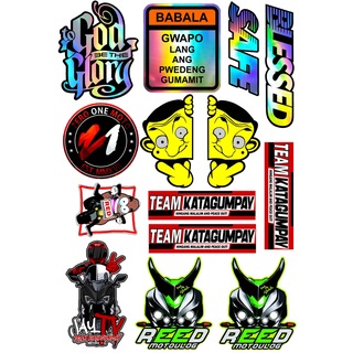 BEST SELLER STICKER VINYL LAMINATED WATERPROOF STICKER A4 SIZE TEAM ...