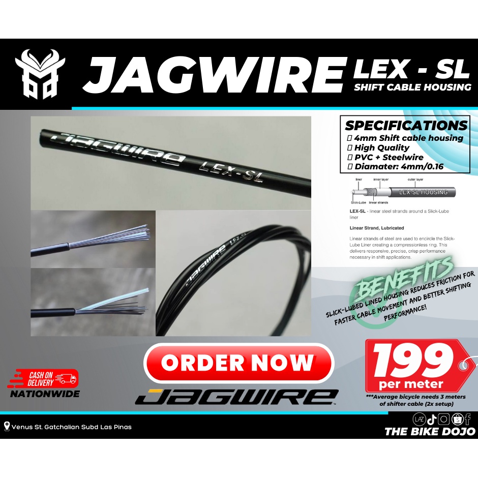Jagwire LEX-SL Outer Shifter Housing | Shopee Philippines