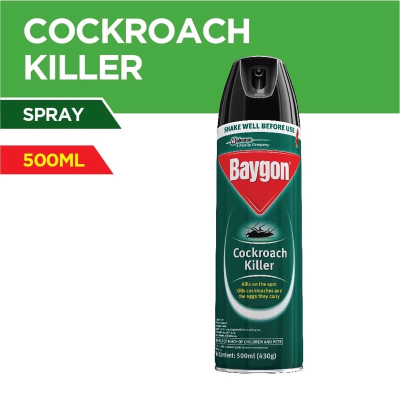 Baygon Spray Cockroach Killer (500ml) | Shopee Philippines