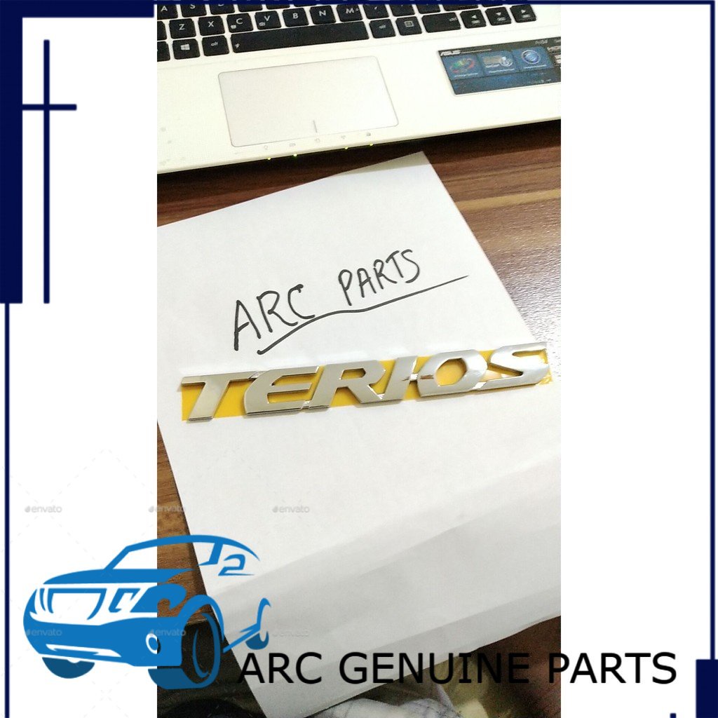 Daihatsu Terios Logo Emblem for Original trunk door, new gress | Shopee ...