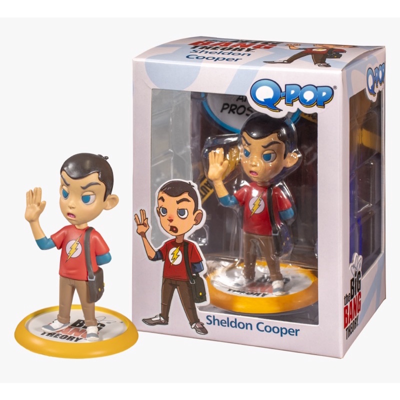 Sheldon Cooper Qpop Action Figure (Quantum Mechanix - The Big Bang ...