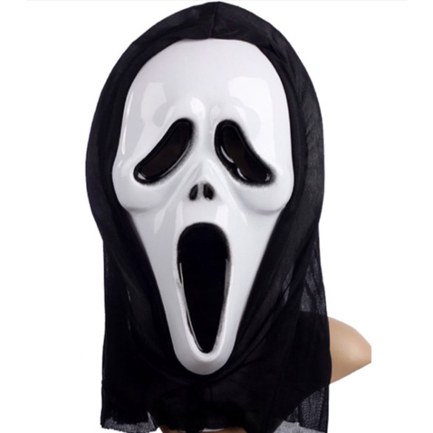 Halloween Scream Ghost Mask Ghostface Mask Fancy Dress Up Costume ...