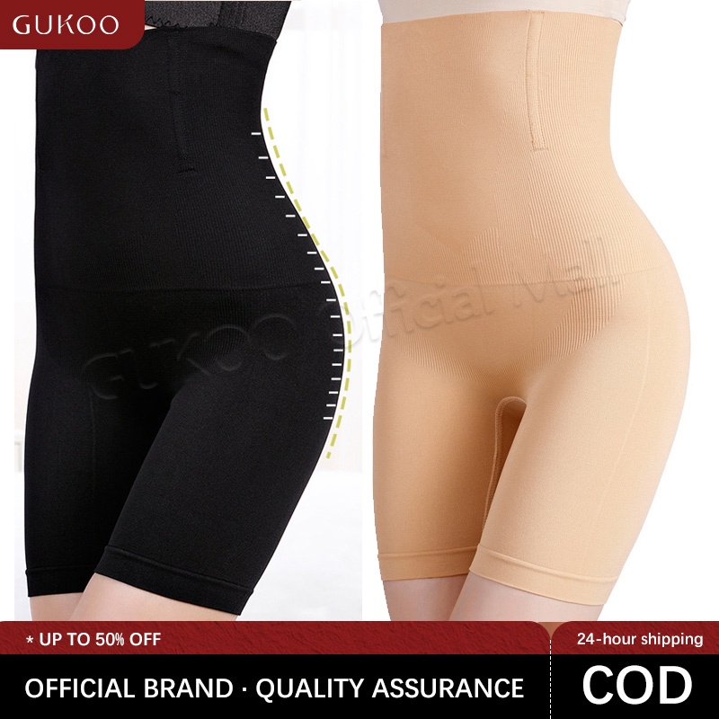 Gukoo 2pcs Plus Size High Waist Body Shaper Slim Waist Girdle For Women