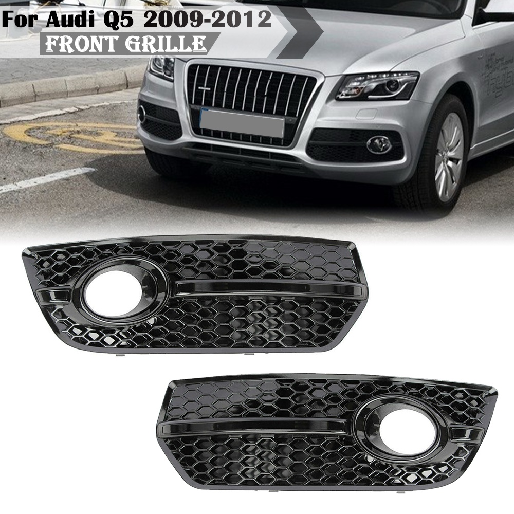 A Pair Front Bumper Lower Grille Fog Light Grille Cover Honeycomb Grill ...