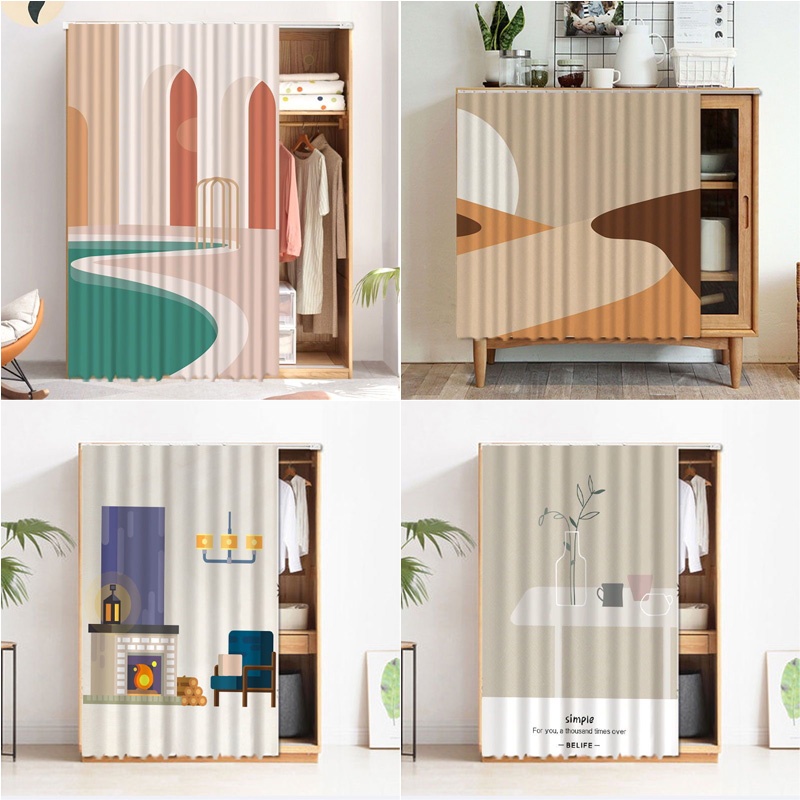 Cabinet Curtain Cabinet Curtain Curtain Dust Curtain Partition ...