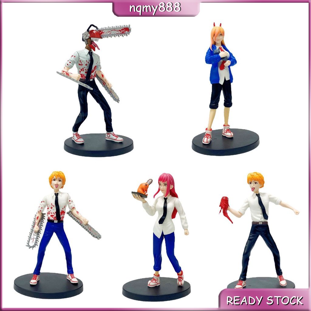 Chainsaw Man Action Figures Denji Pochita Pava Anime Doll Decoration ...