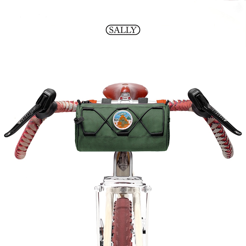 Sally tubular handlebar bag - folding bike handlebar bag road bike ...