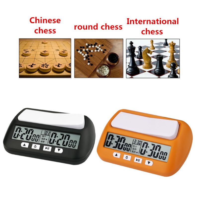 2022 New Professional Chess Clock Digital Watch Count Up Down Timer Board Game Stopwatch ...