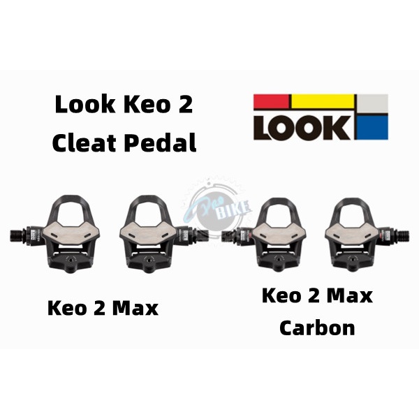Look Keo 2 Max/Keo 2 Max Carbon Cleat Pedal w/ Look Pedal Cleat ...